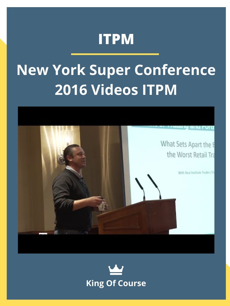 Itpm – New York Super Conference 2016 Videos ITPM | LOADCOURSE - Best ...
