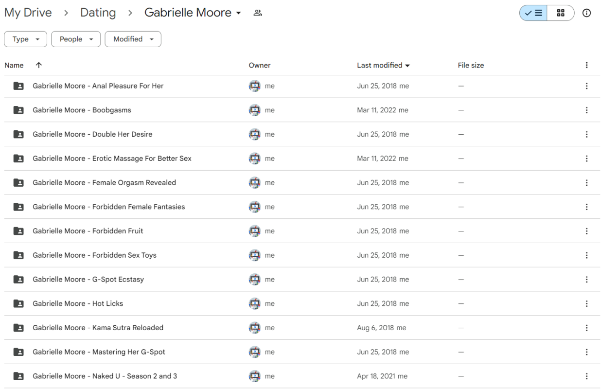 Gabrielle Moore – Ultimate Collection 28 Courses – Make a better Sex ...
