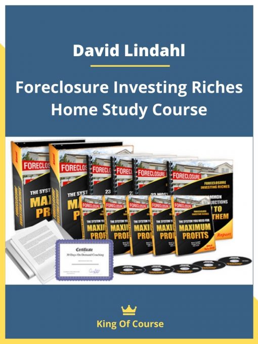 David Lindahl – Foreclosure Investing Riches Home Study Course ...