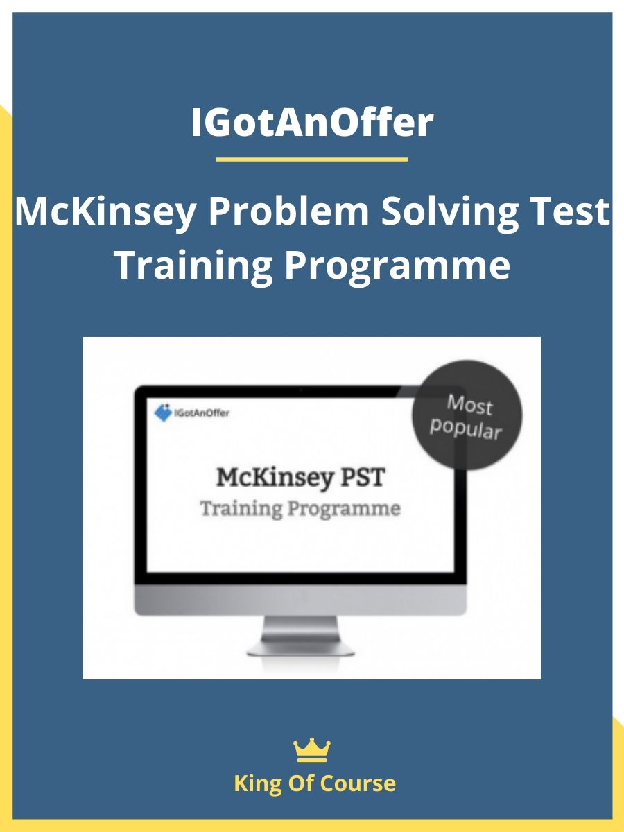 IGotAnOffer – McKinsey Problem Solving Test Training Programme ...
