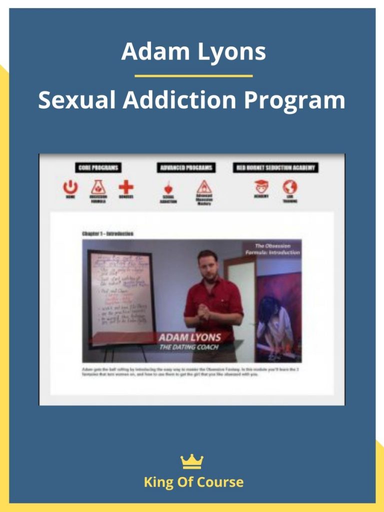 Adam Lyons – Sexual Addiction Program | LOADCOURSE - Best Discount Trading & Marketing Courses