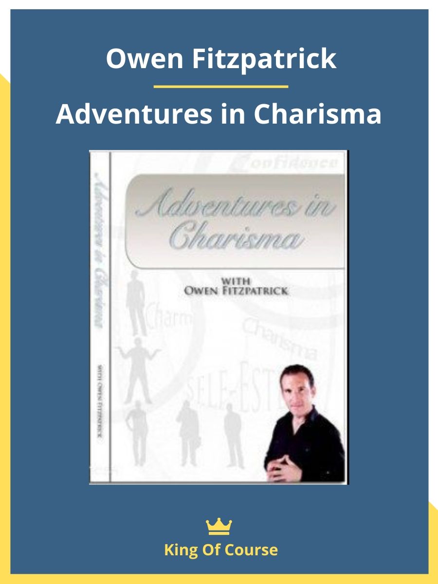 Owen Fitzpatrick – Adventures in Charisma | LOADCOURSE - Best Discount ...
