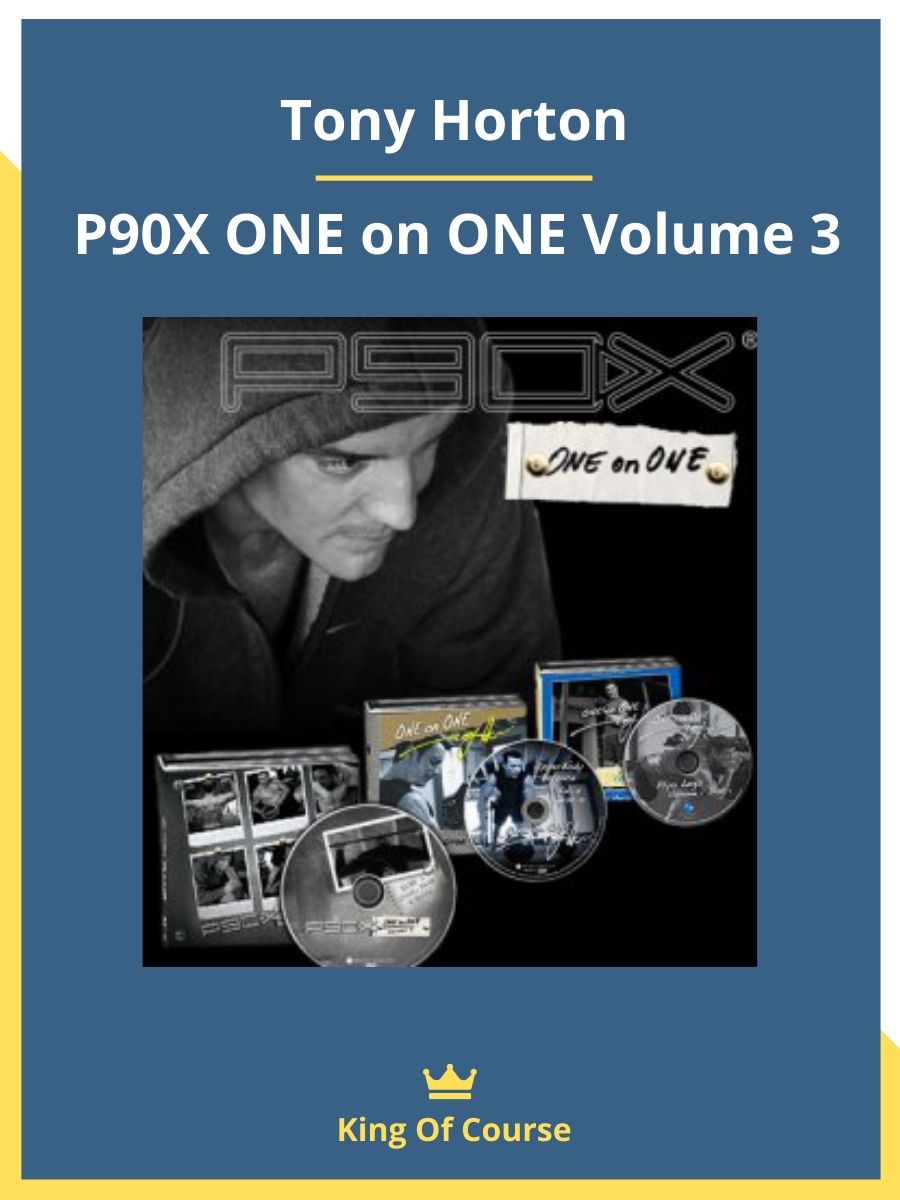 Tony Horton – P90X ONE on ONE Volume 3 | LOADCOURSE - Best Discount ...