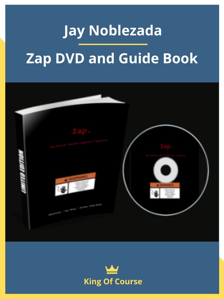 Jay Noblezada – Zap DVD and Guide Book | LOADCOURSE - Best Discount ...