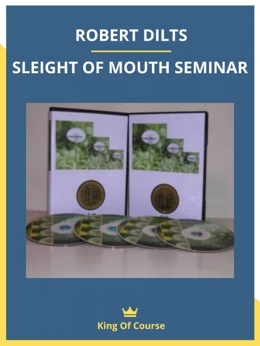 ROBERT DILTS – SLEIGHT OF MOUTH SEMINAR | LOADCOURSE - Best Discount ...