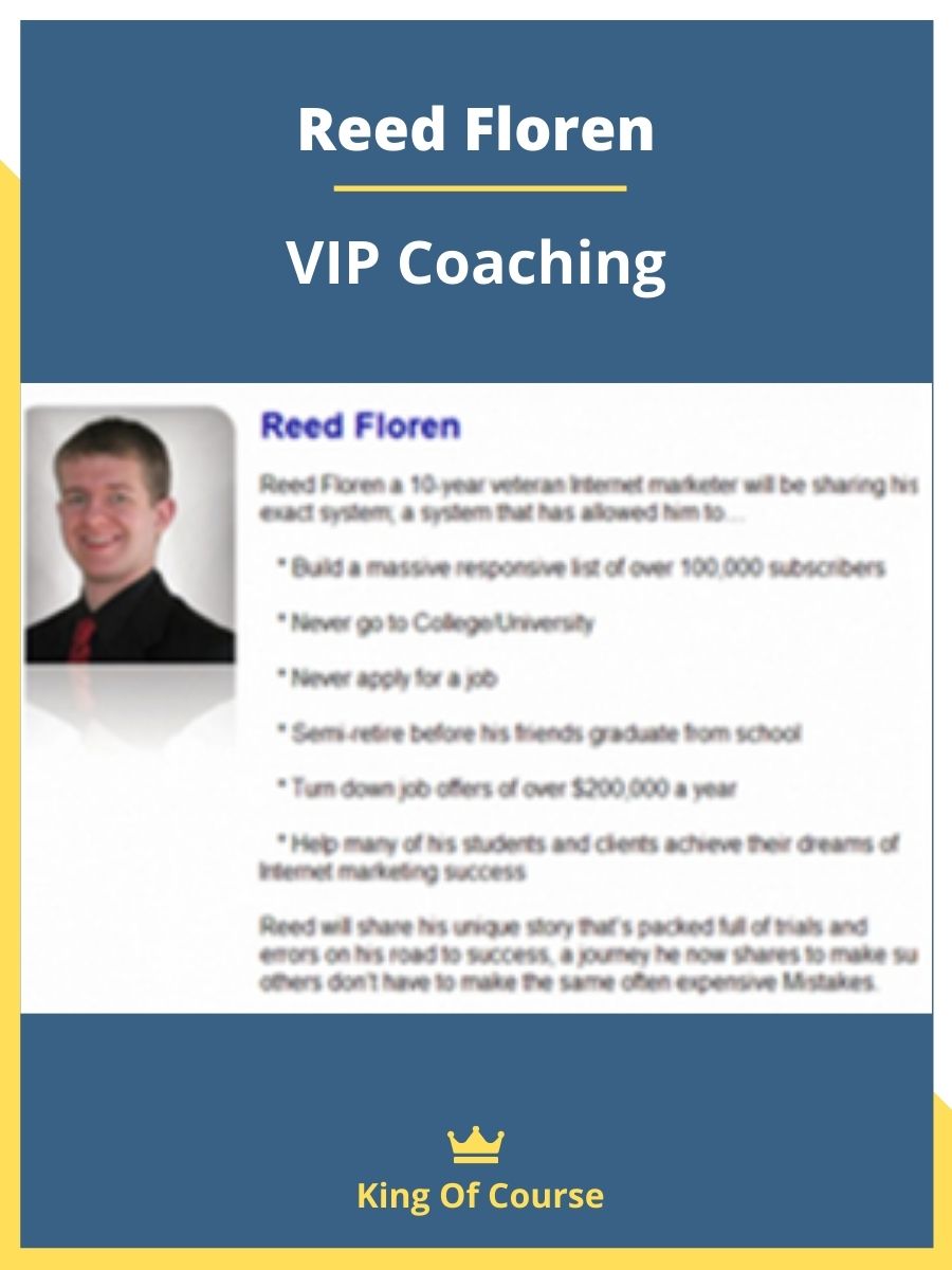 Reed Floren – VIP Coaching | LOADCOURSE - Best Discount Trading ...