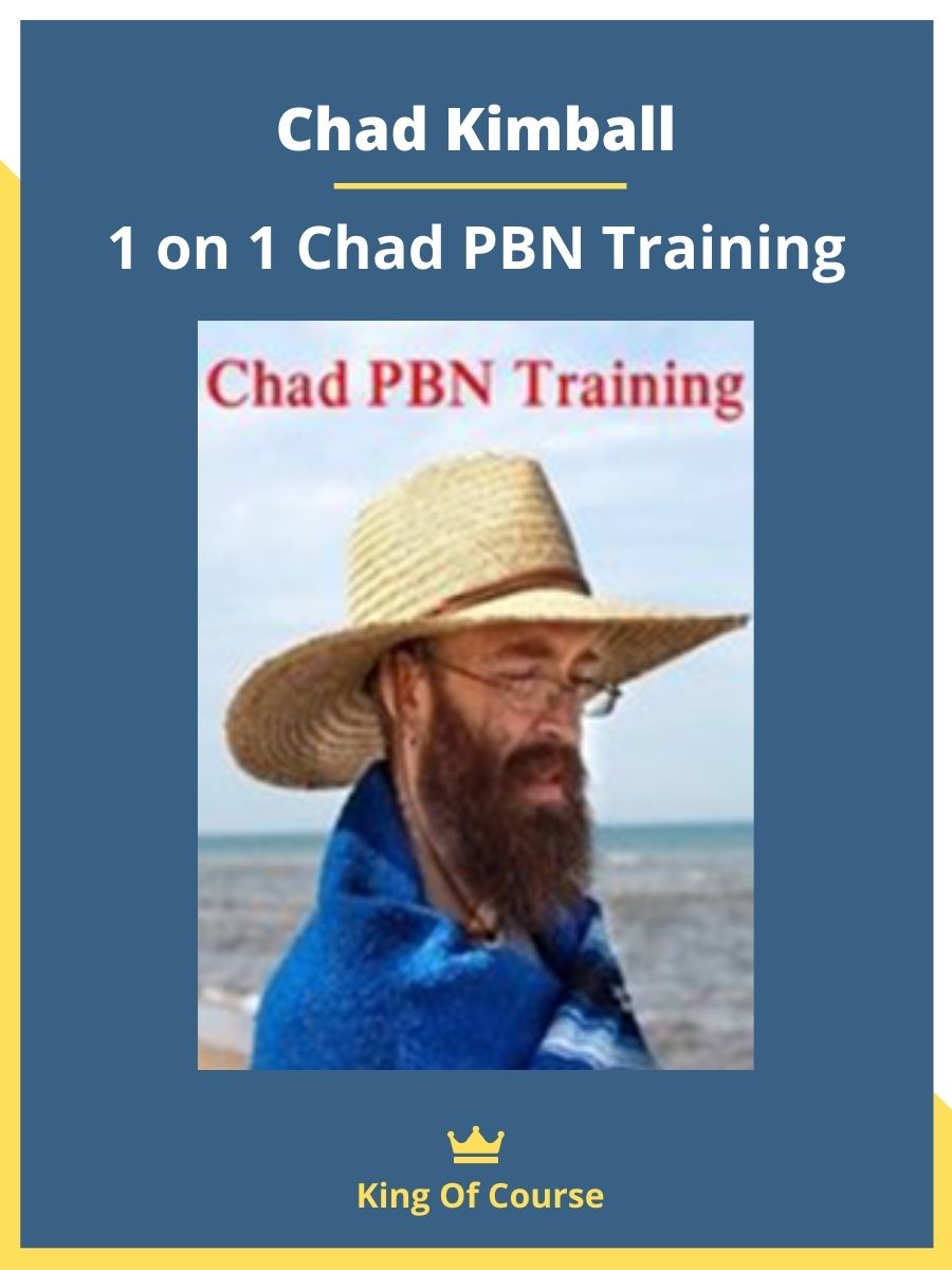 Chad Kimball – 1 on 1 Chad PBN Training | LOADCOURSE - Best Discount ...