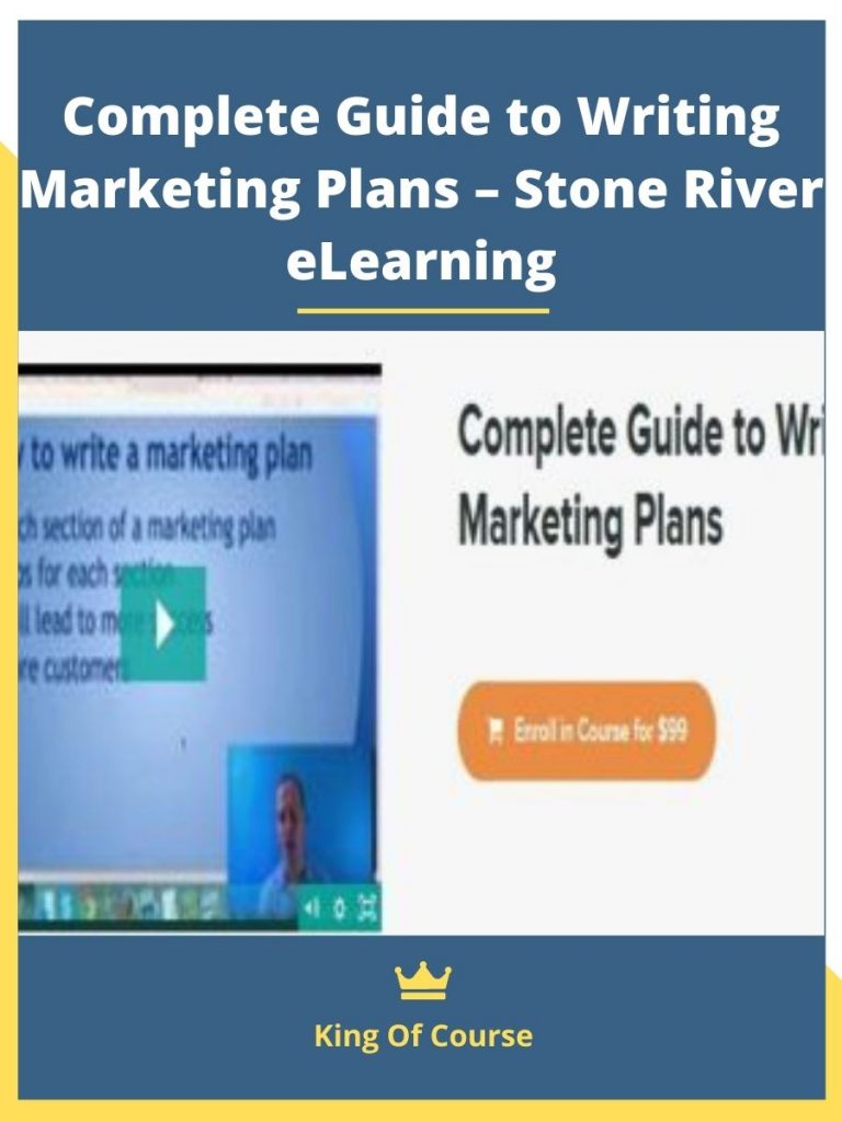 Complete Guide to Writing Marketing Plans – Stone River eLearning | LOADCOURSE - Best Discount ...
