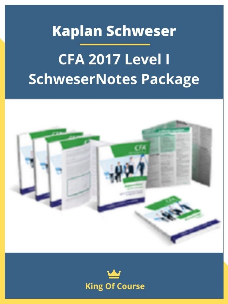 Kaplan Schweser – CFA 2017 Level I SchweserNotes Package | LOADCOURSE ...