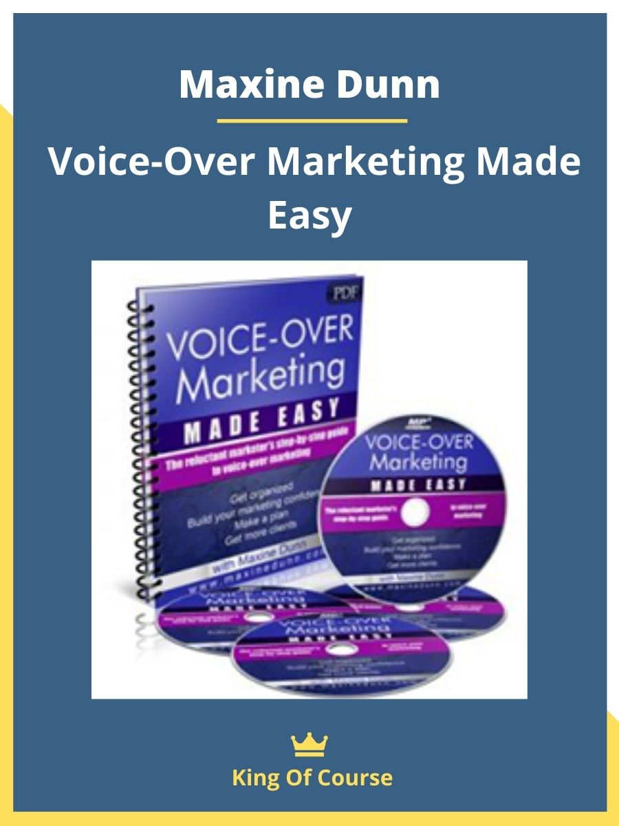 Maxine Dunn – Voice-Over Marketing Made Easy | LOADCOURSE - Best ...