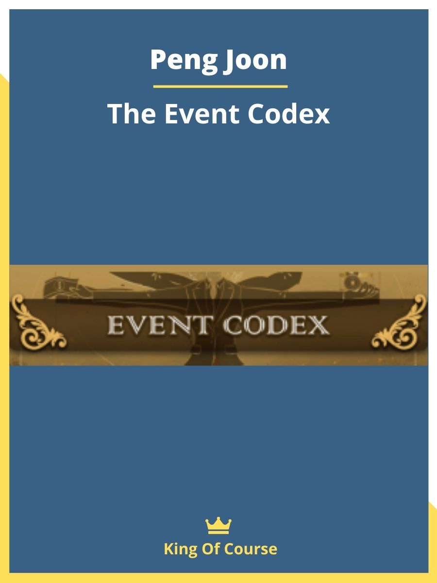 Peng Joon – The Event Codex | LOADCOURSE - Best Discount Trading ...