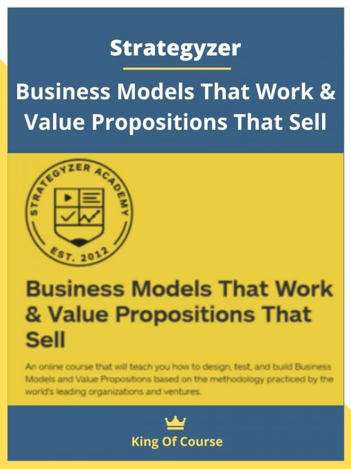Strategyzer – Business Models That Work & Value Propositions That Sell ...