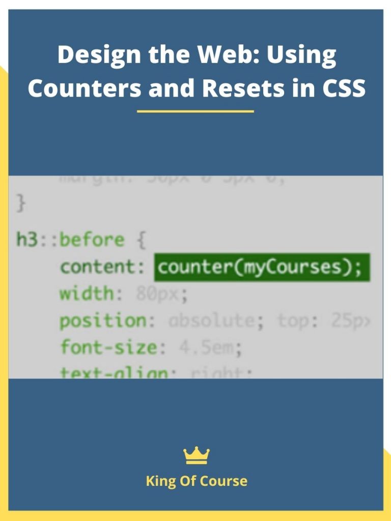 Design the Web: Using Counters and Resets in CSS | LOADCOURSE - Best Discount Trading ...