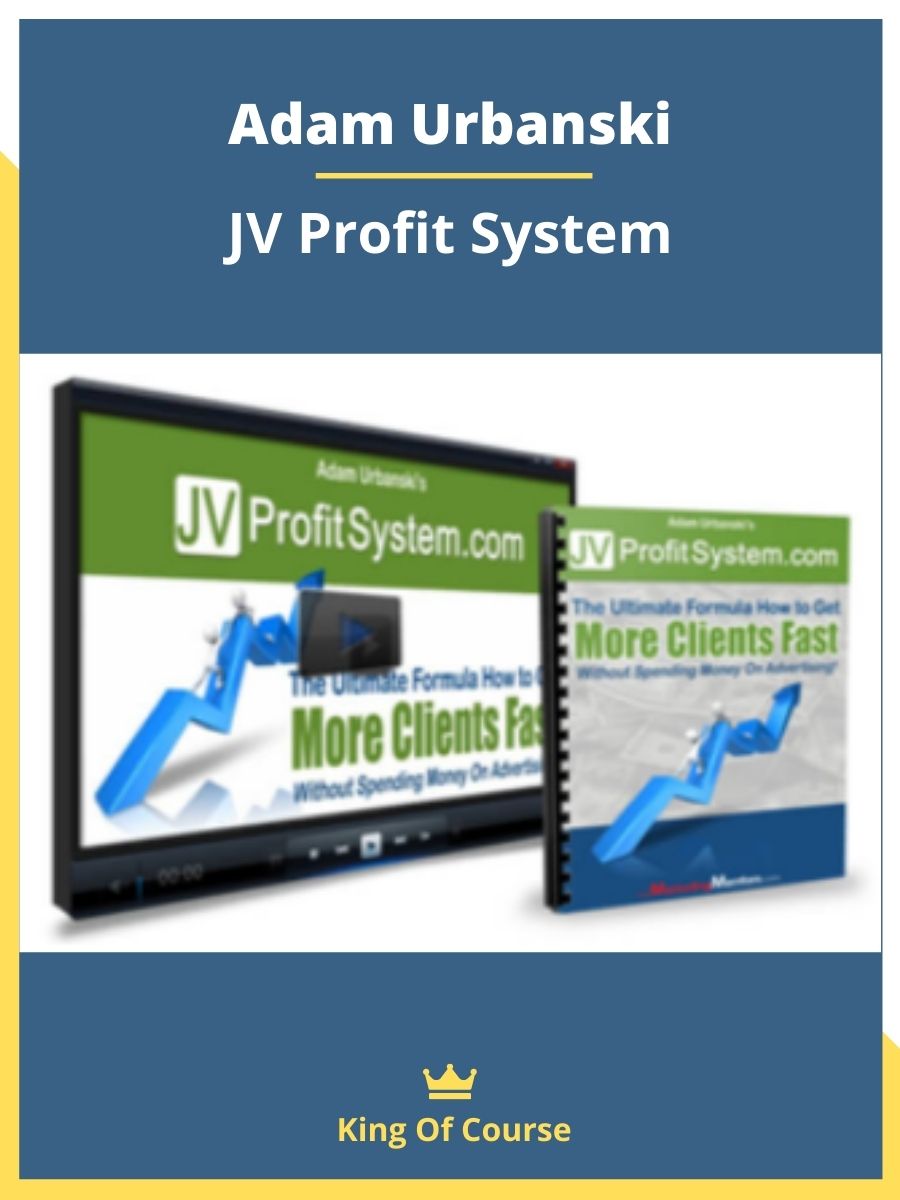 Adam Urbanski – JV Profit System | LOADCOURSE - Best Discount Trading ...