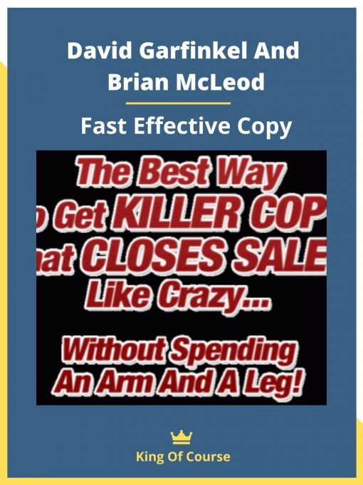 David Garfinkel And Brian McLeod – Fast Effective Copy | LOADCOURSE ...