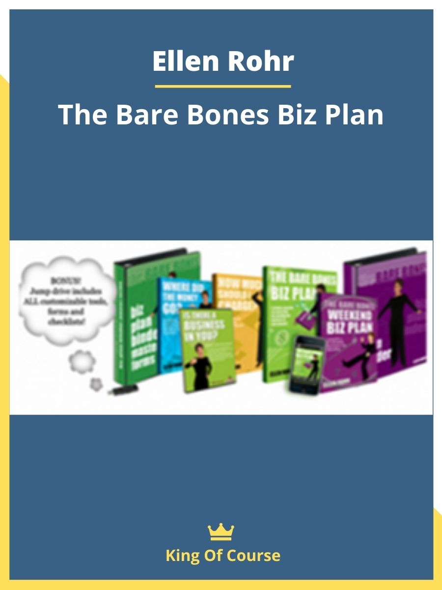 Ellen Rohr – The Bare Bones Biz Plan | LOADCOURSE - Best Discount ...