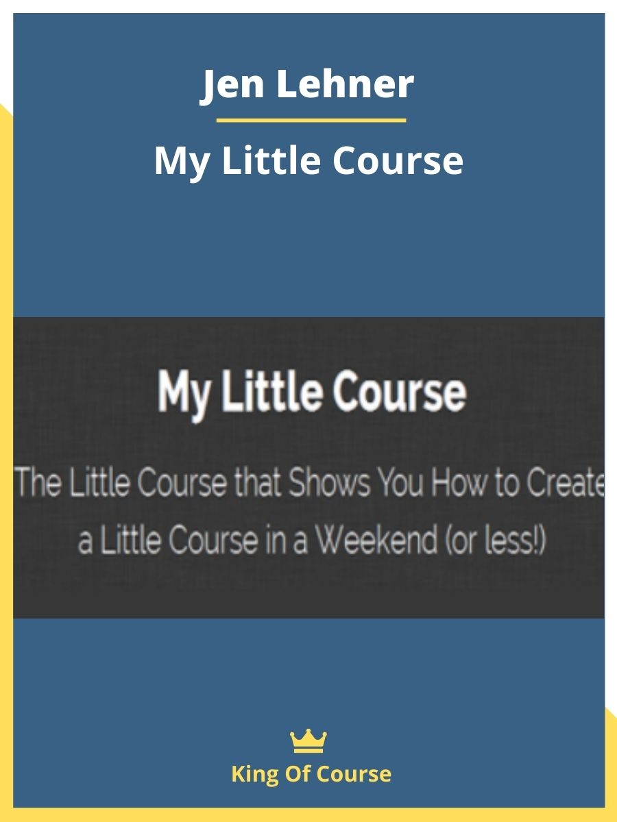 Jen Lehner – My Little Course | LOADCOURSE - Best Discount Trading ...