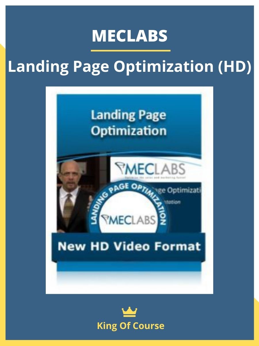 MECLABS – Landing Page Optimization (HD) | LOADCOURSE - Best Discount ...