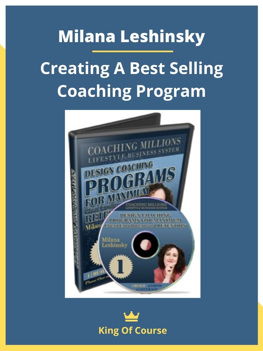 Milana Leshinsky – Creating A Best Selling Coaching Program ...