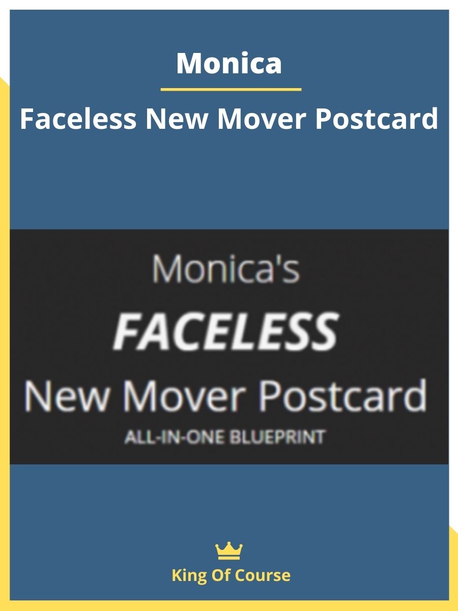 Monica – Faceless New Mover Postcard | LOADCOURSE - Best Discount ...