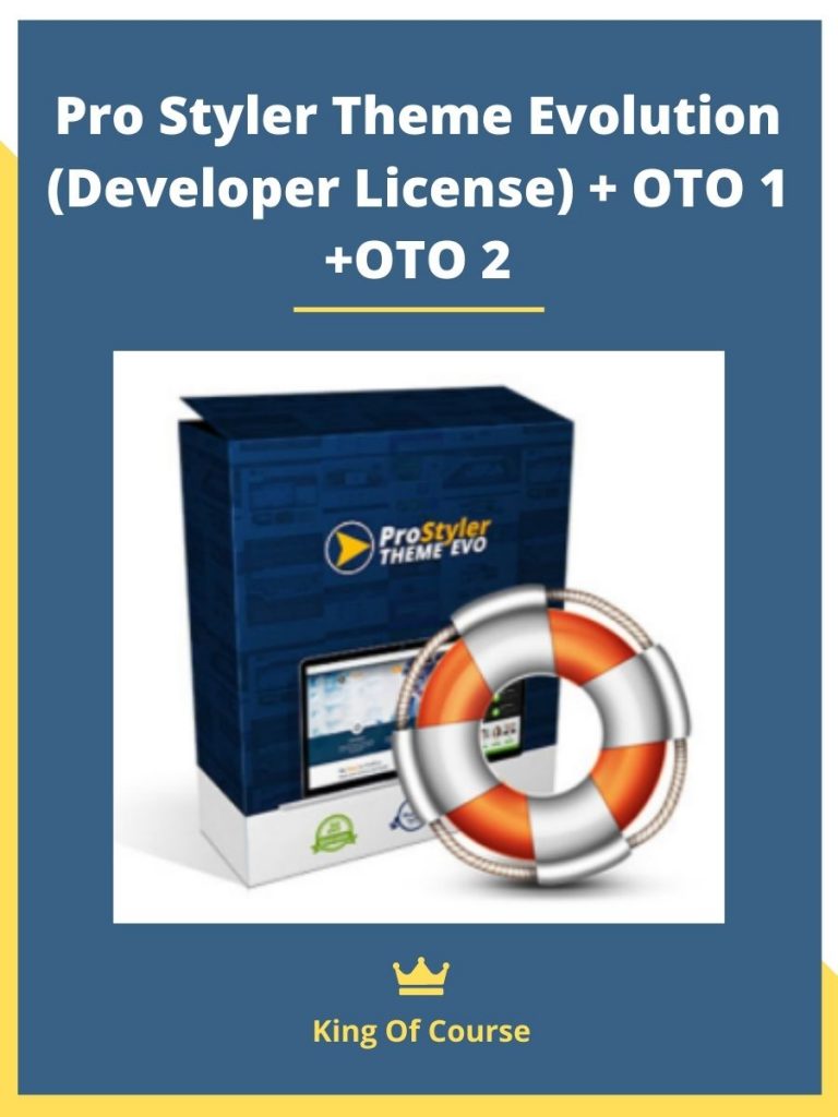Pro Styler Theme Evolution (Developer License) + OTO 1 +OTO 2 | LOADCOURSE - Best Discount ...