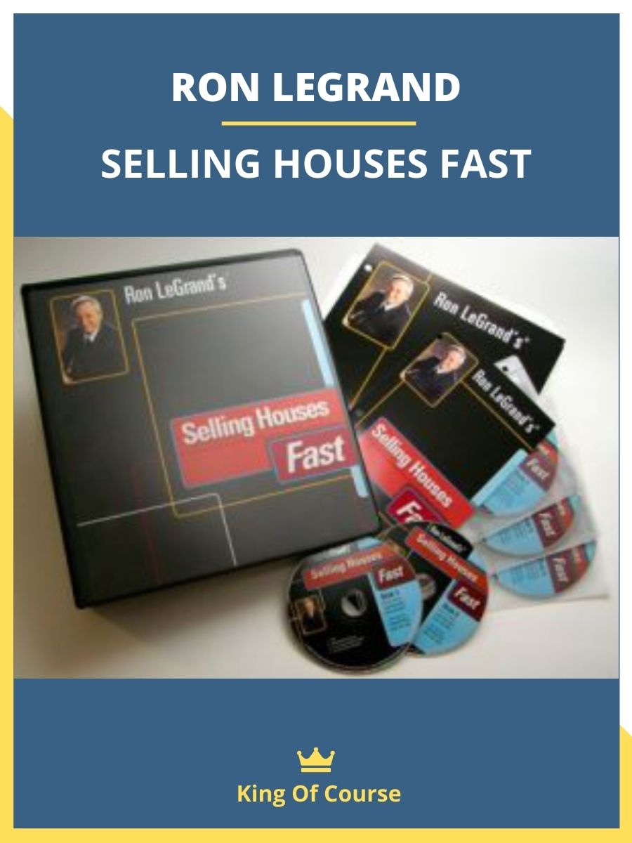 RON LEGRAND – SELLING HOUSES FAST | LOADCOURSE - Best Discount Trading ...