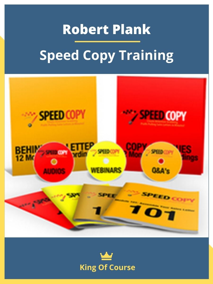 Robert Plank – Speed Copy Training | LOADCOURSE - Best Discount Trading ...
