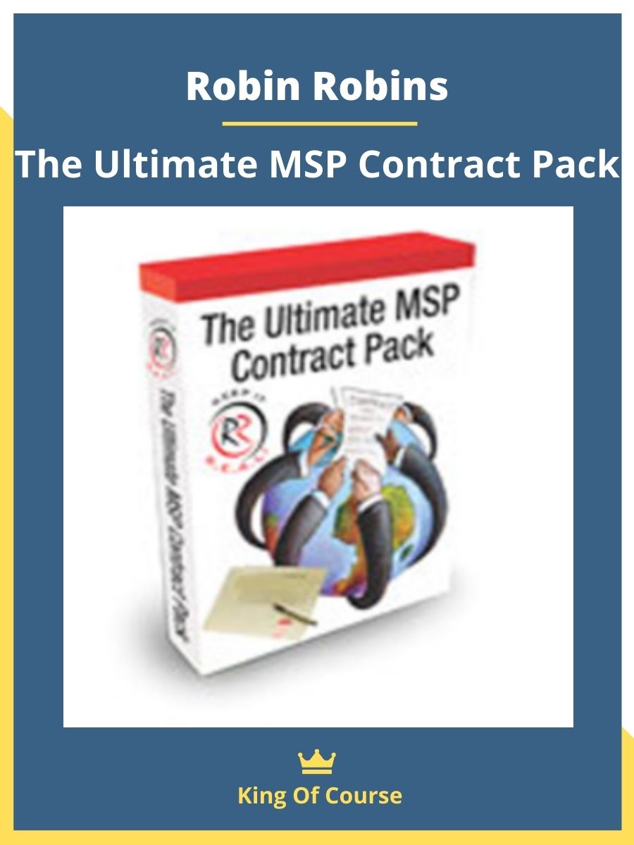Robin Robins – The Ultimate MSP Contract Pack | LOADCOURSE - Best ...
