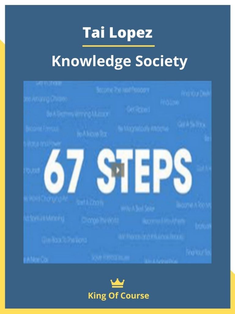 Tai Lopez – Knowledge Society | LOADCOURSE - Best Discount Trading ...