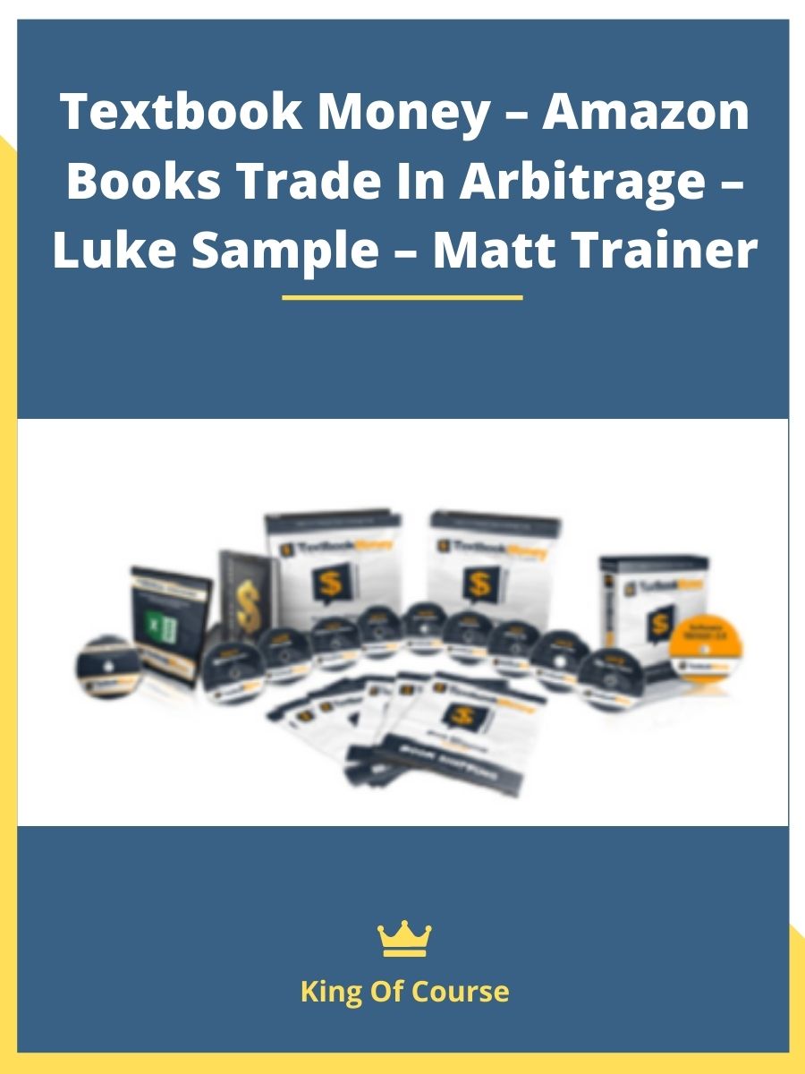 Textbook Money – Amazon Books Trade In Arbitrage – Luke Sample – Matt ...