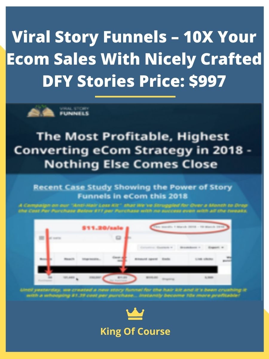 Viral Story Funnels – 10X Your Ecom Sales With Nicely Crafted DFY ...