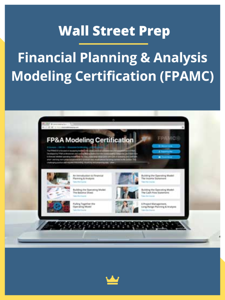 Wall Street Prep – Financial Planning & Analysis Modeling Certification (FPAMC) | LOADCOURSE ...