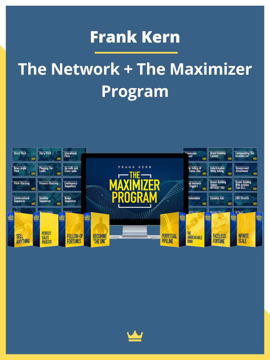 Frank Kern – The Network + The Maximizer Program | LOADCOURSE - Best ...