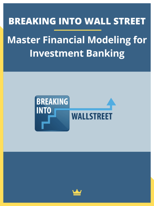 BREAKING INTO WALL STREET – Master Financial Modeling for Investment ...