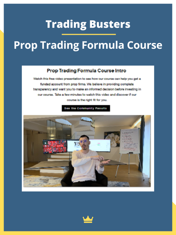 Trading Busters – Prop Trading Formula Course | LOADCOURSE - Best ...