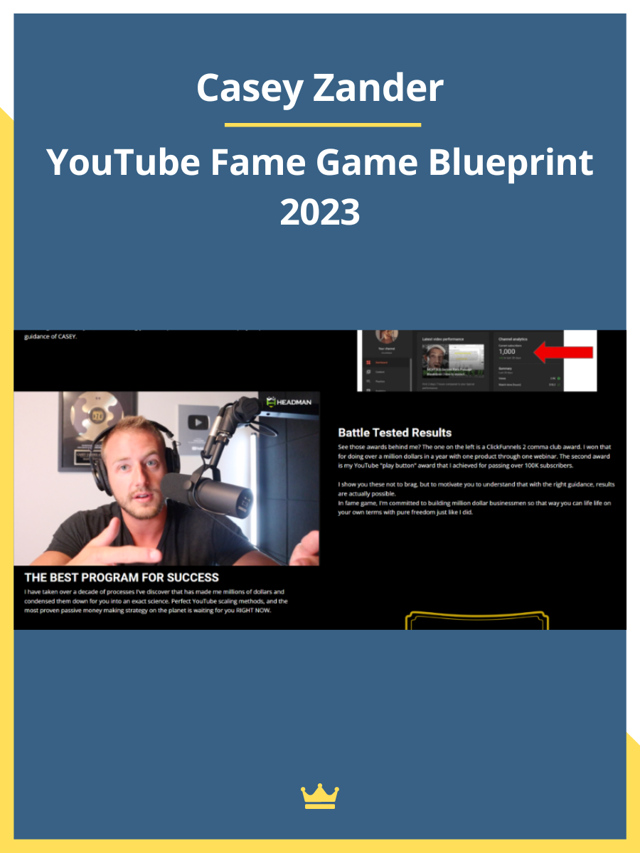 Casey Zander – YouTube Fame Game Blueprint 2023 | LOADCOURSE - Best ...