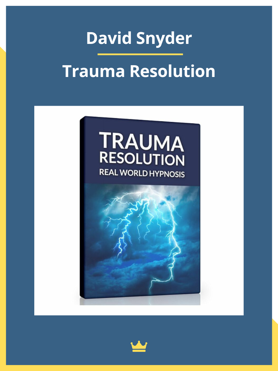 David Snyder – Trauma Resolution | LOADCOURSE - Best Discount Trading ...