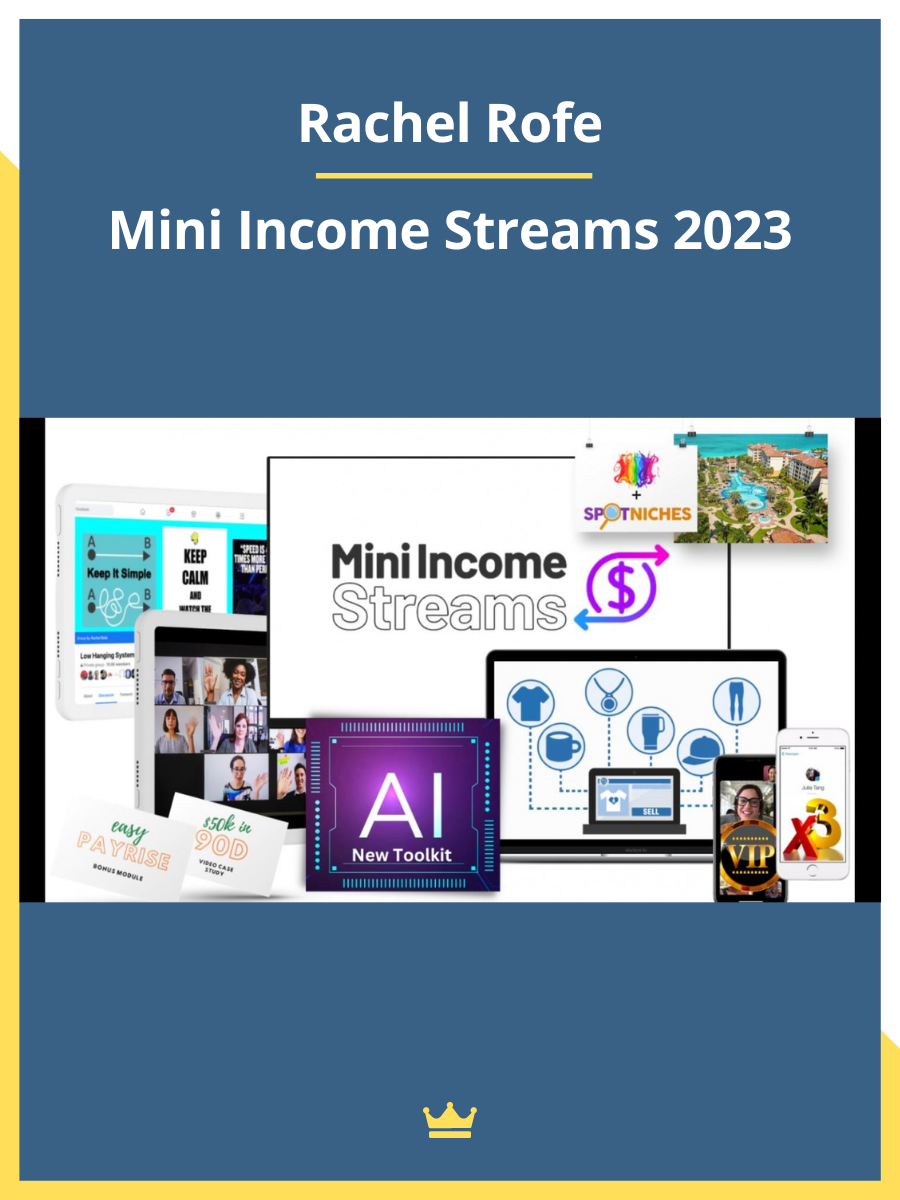 Rachel Rofe – Mini Income Streams 2023 | LOADCOURSE - Best Discount ...