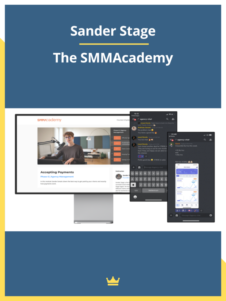 Sander Stage – The SMMAcademy | LOADCOURSE - Best Discount Trading & Marketing Courses