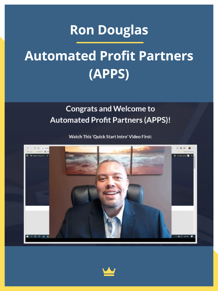 Ron Douglas – Automated Profit Partners (APPS) | LOADCOURSE - Best ...