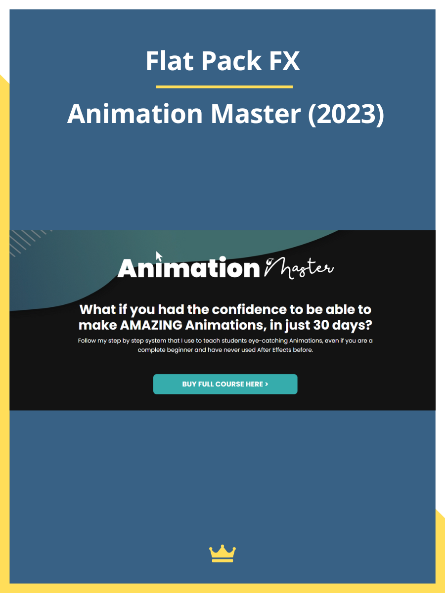 Flat Pack FX – Animation Master (2023) | LOADCOURSE - Best Discount ...