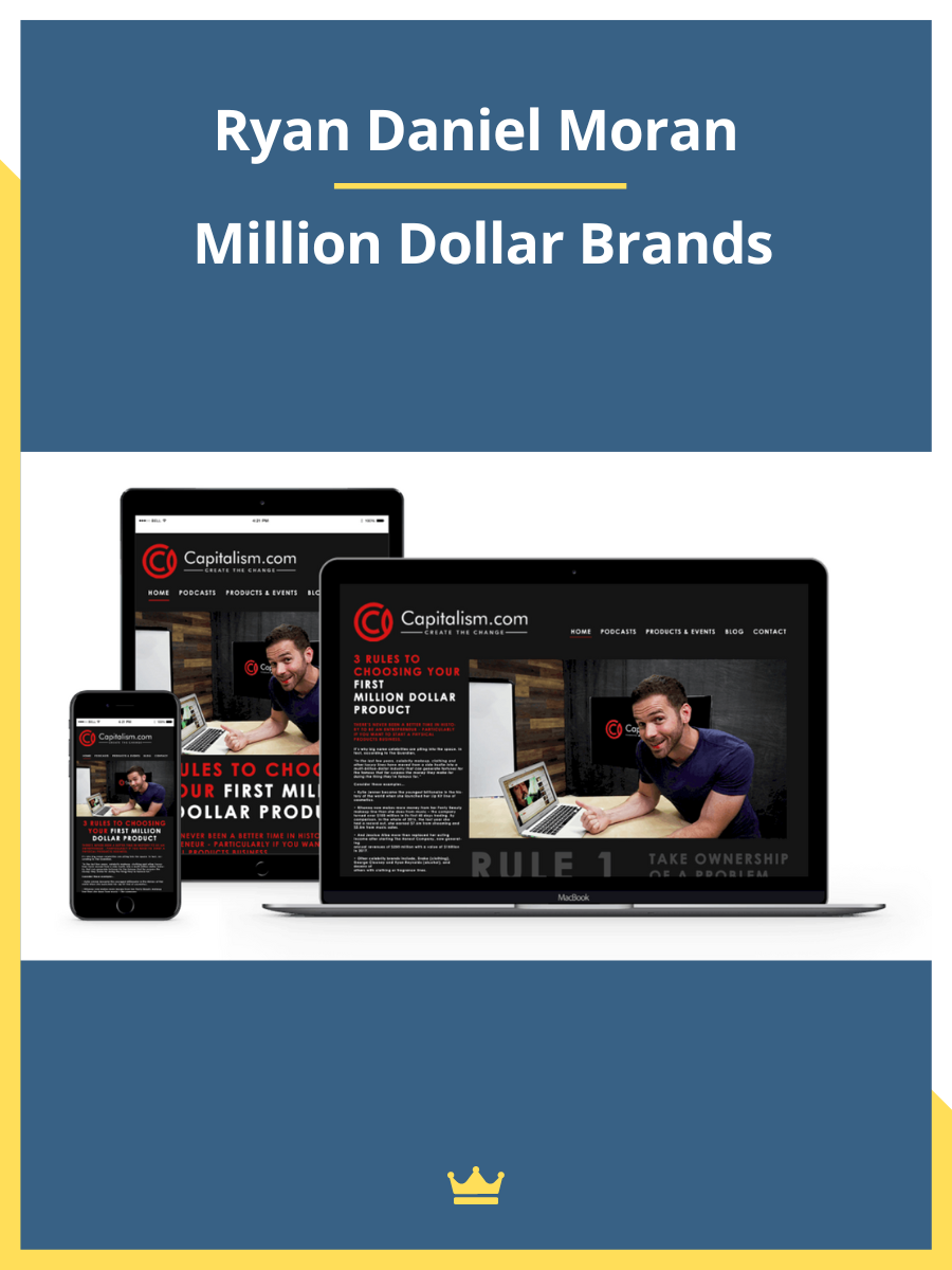 Ryan Daniel Moran – Million Dollar Brands | LOADCOURSE - Best Discount ...