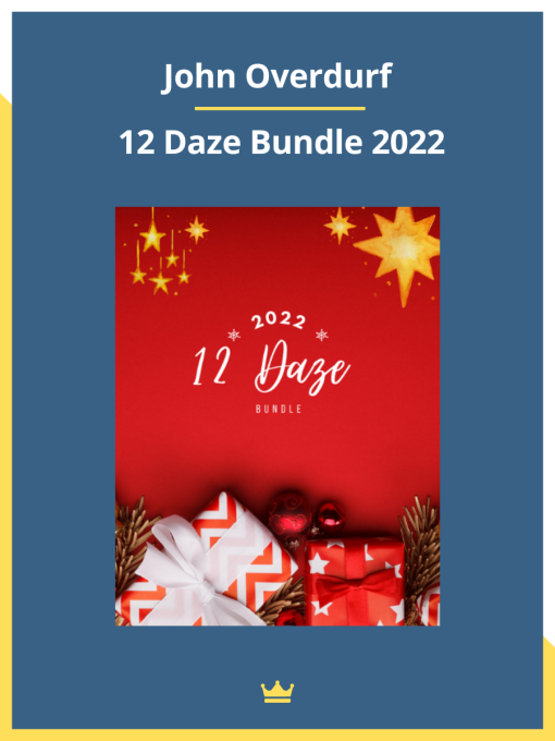 John Overdurf – 12 Daze Bundle 2022 | LOADCOURSE - Best Discount ...