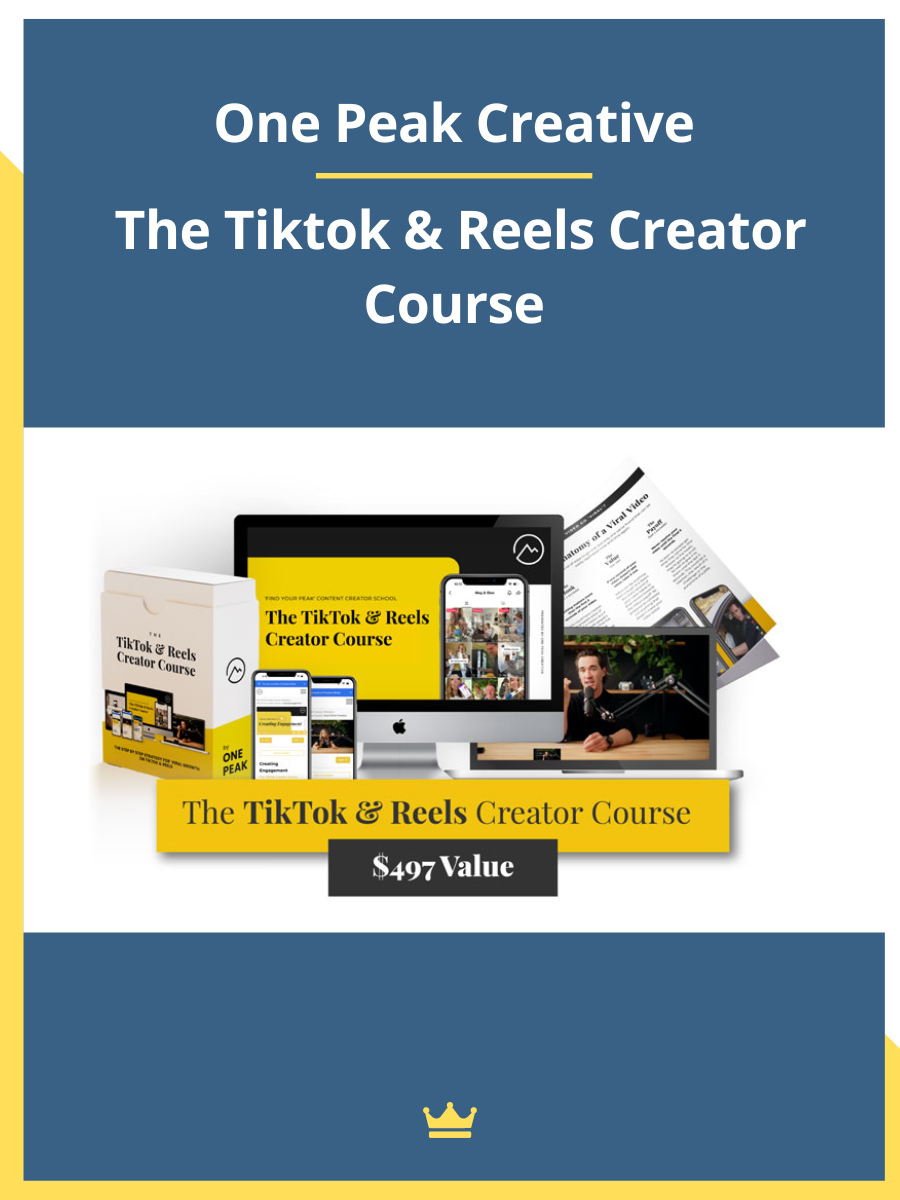 One Peak Creative Agency – The Tiktok and Reels Creator Course ...