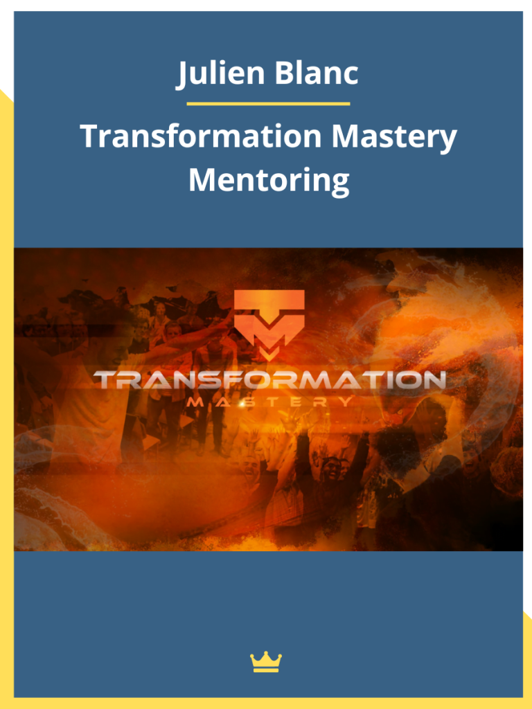 Julien Blanc – Transformation Mastery Mentoring (JulienHimself) | LOADCOURSE - Best Discount ...