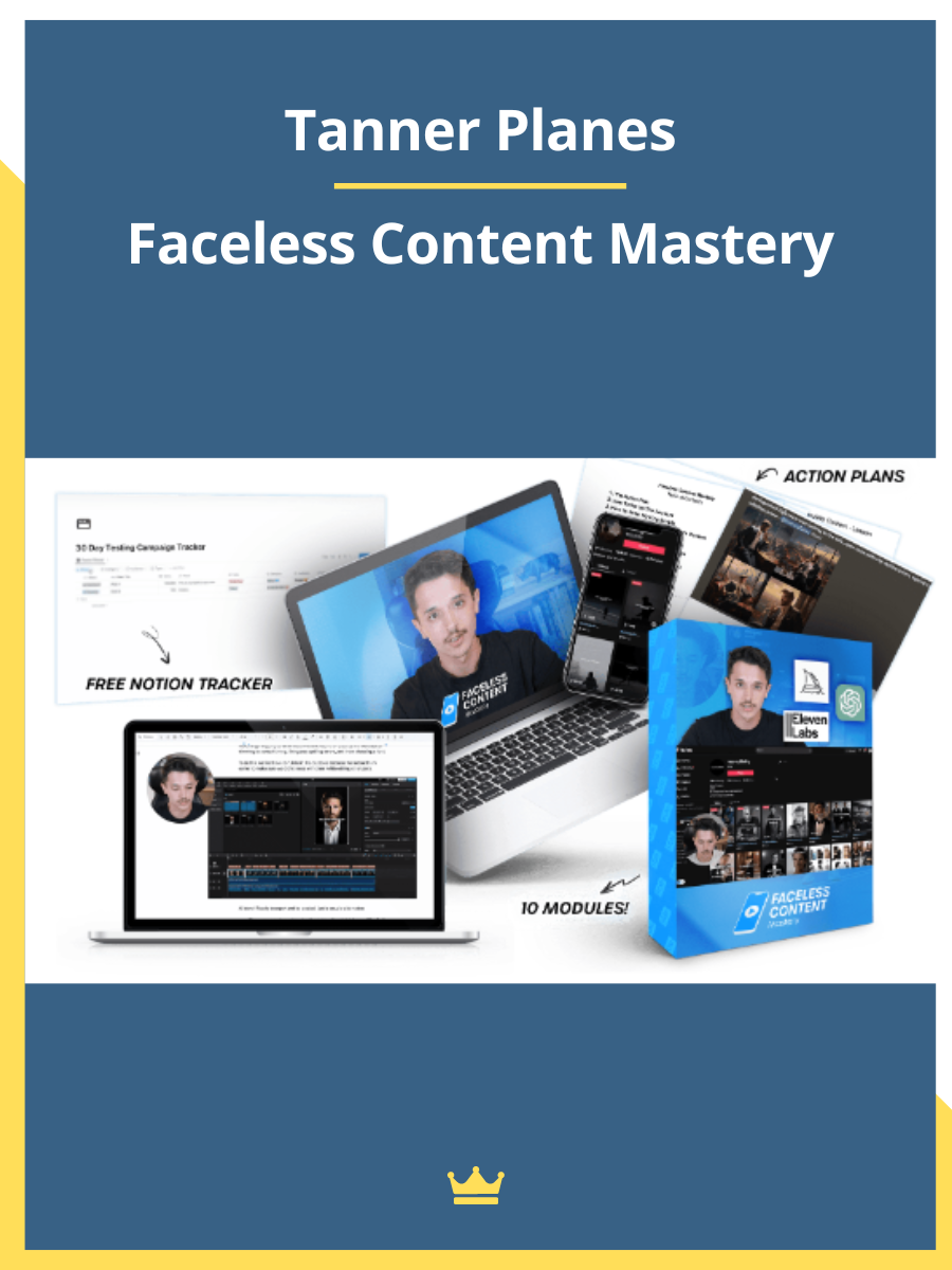 Tanner Planes – Faceless Content Mastery | LOADCOURSE - Best Discount ...