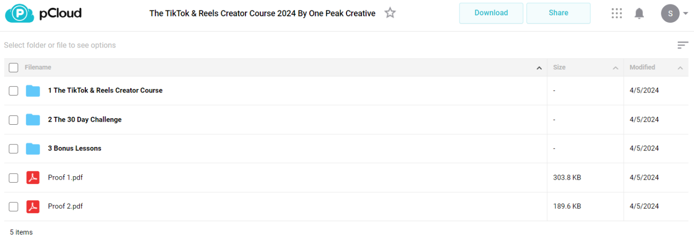One Peak Creative – The TikTok & Reels Creator Course 2024 | LOADCOURSE ...