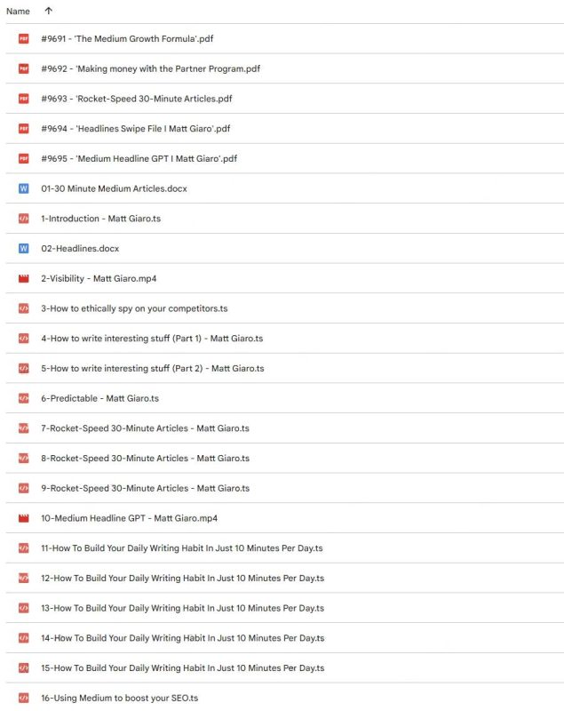 Matt Giaro – The Medium Growth Formula | LOADCOURSE - Best Discount ...