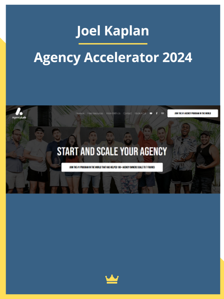 Joel Kaplan - Agency Accelerator 2024 | LOADCOURSE - Best Discount ...