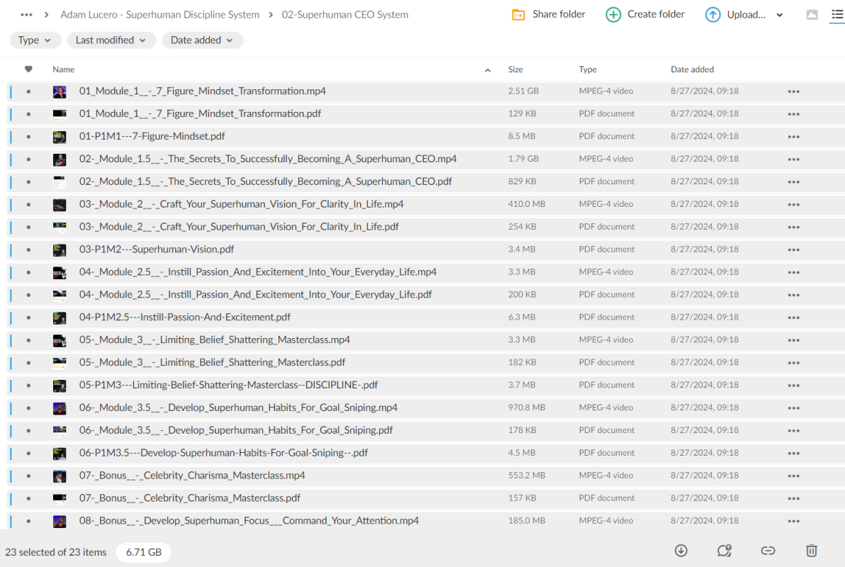Adam Lucero – Superhuman Discipline System | LOADCOURSE - Best Discount ...